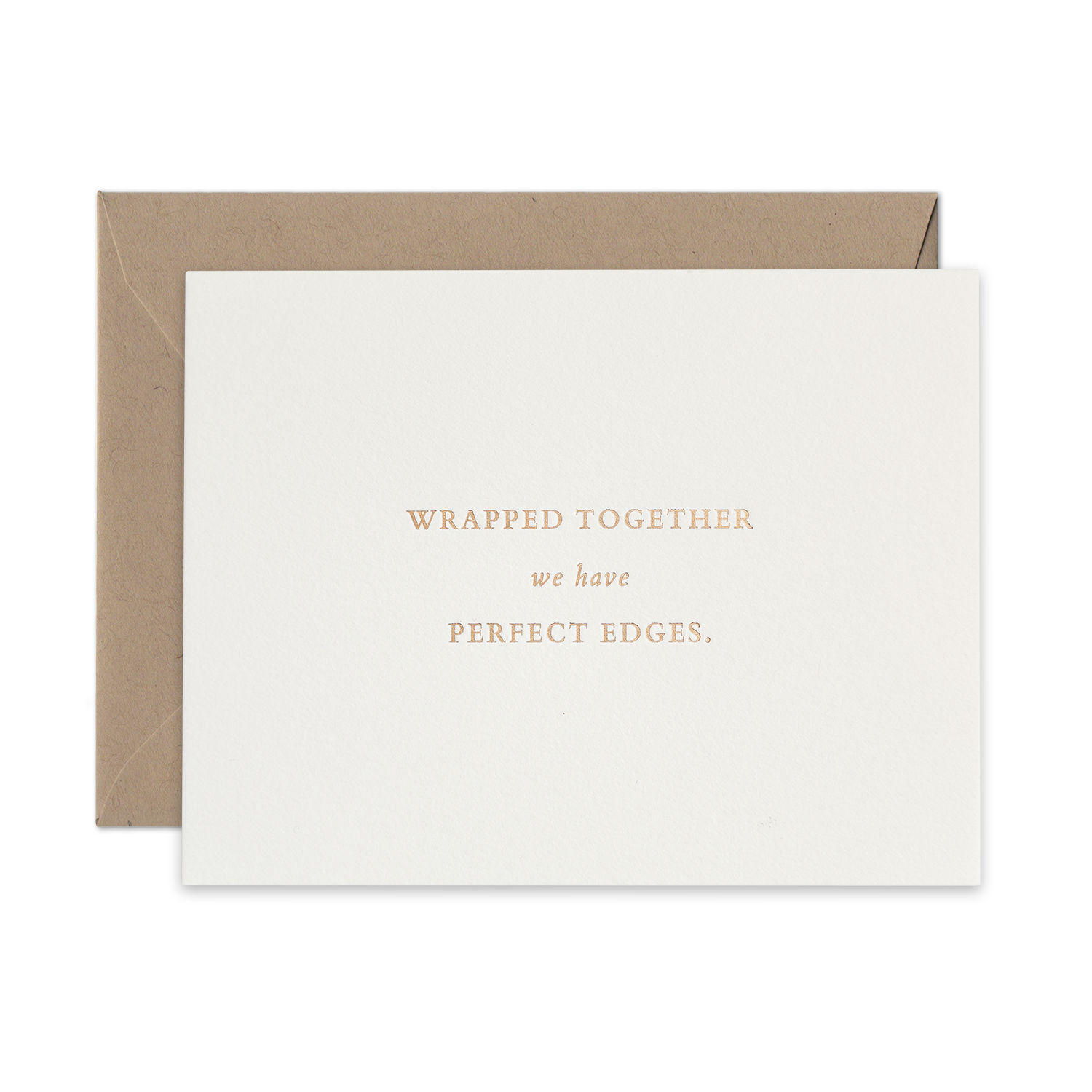 Wrapped together, we have perfect edges. – BeKnown